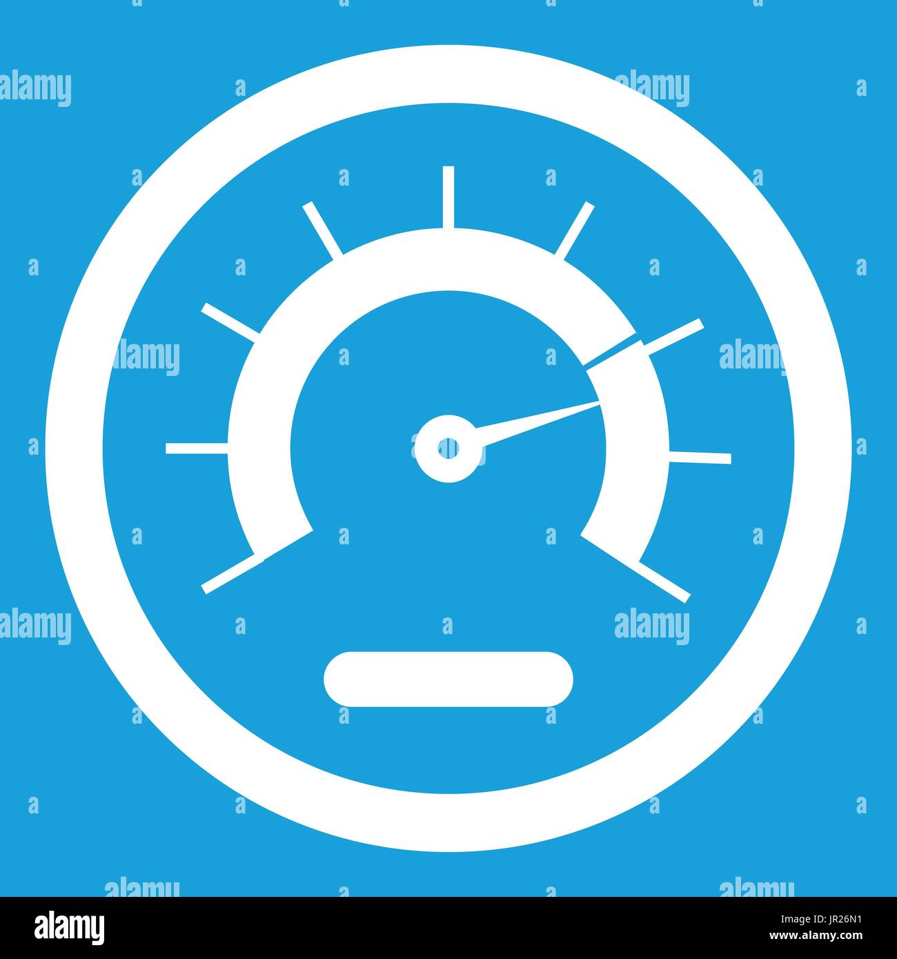 Speedometer icon white Stock Vector Image & Art - Alamy