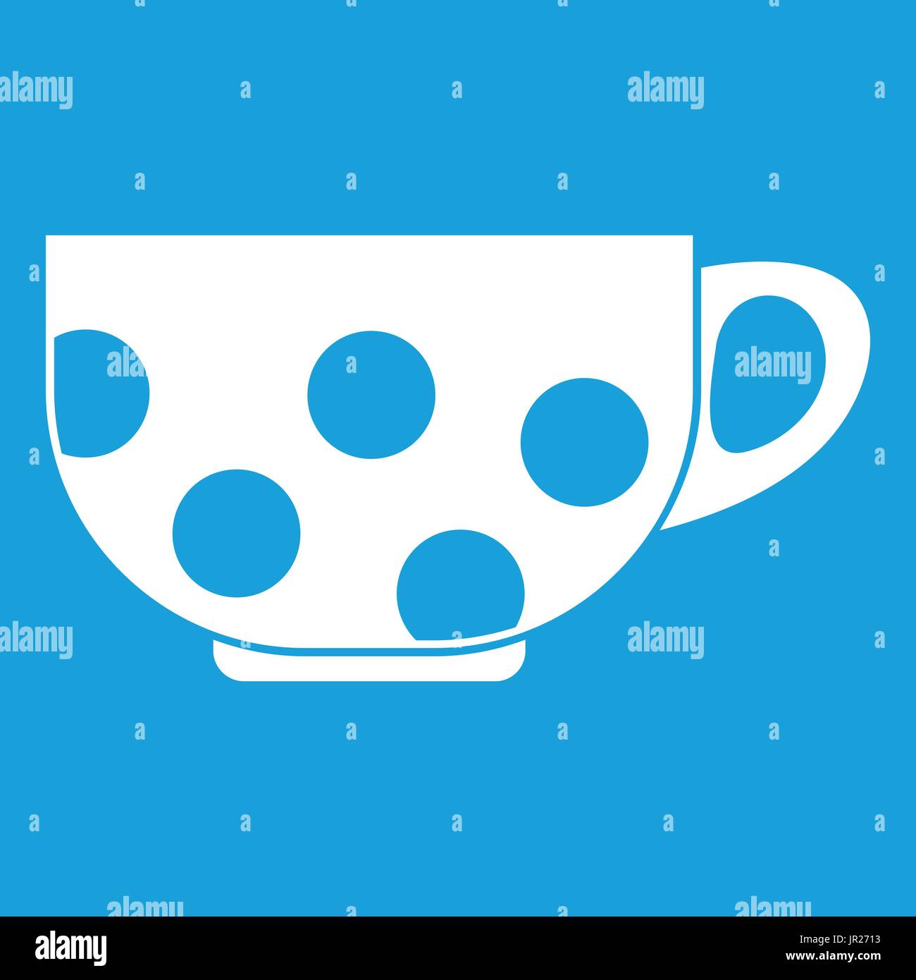 Cup icon white Stock Vector Image & Art - Alamy