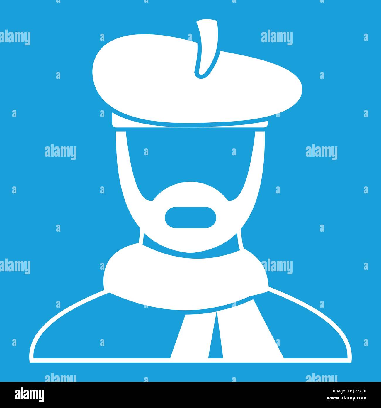 Artist icon white Stock Vector Image & Art - Alamy