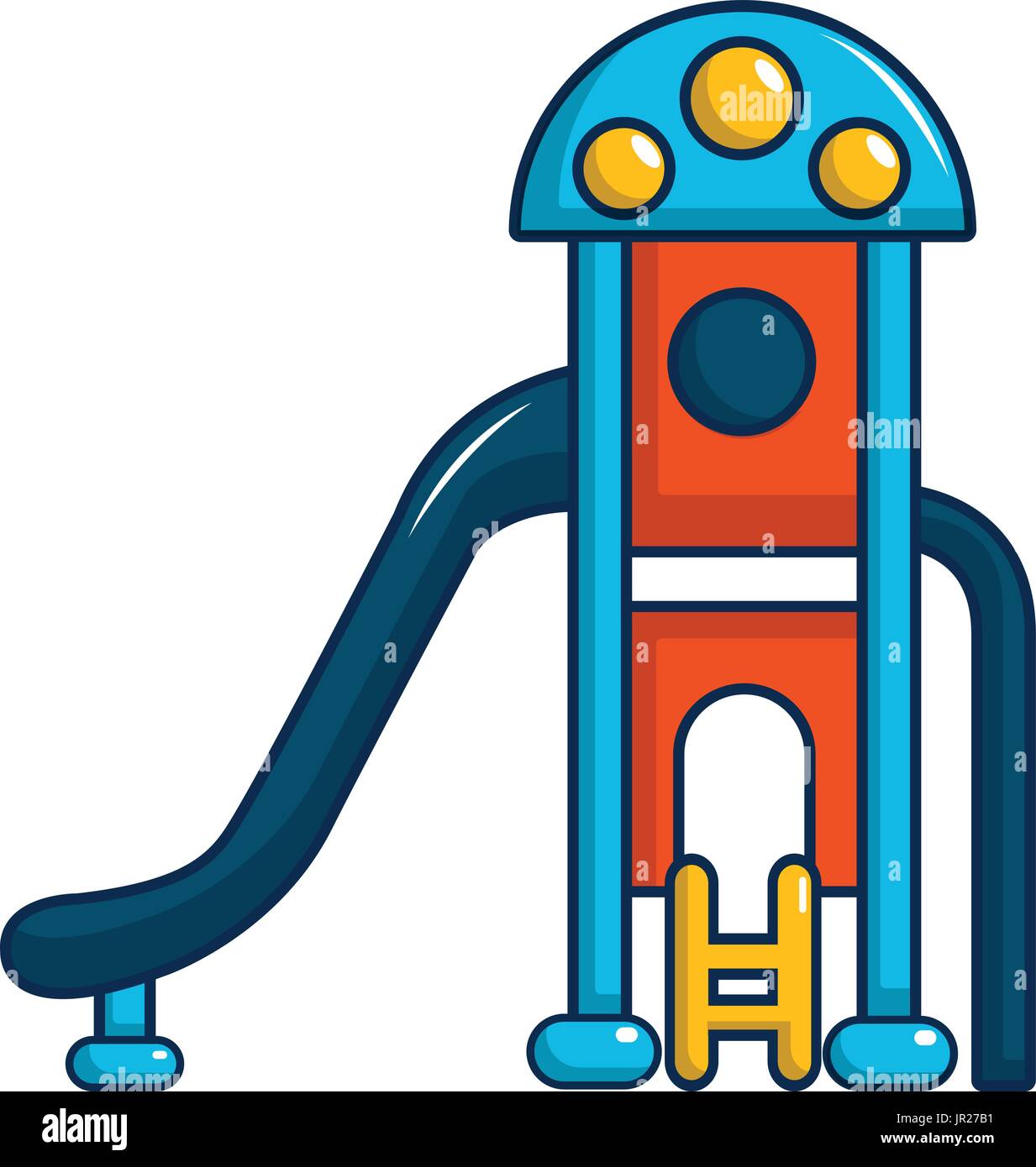 Kids slide icon, cartoon style Stock Vector Image & Art - Alamy