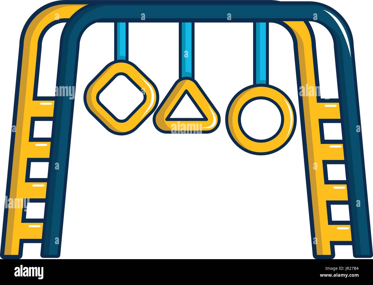 Park playground equipment icon, cartoon style Stock Vector Image & Art ...
