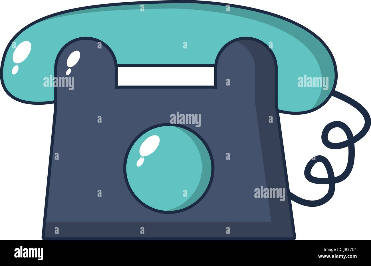 Toy telephone icon, cartoon style Stock Vector Image & Art - Alamy