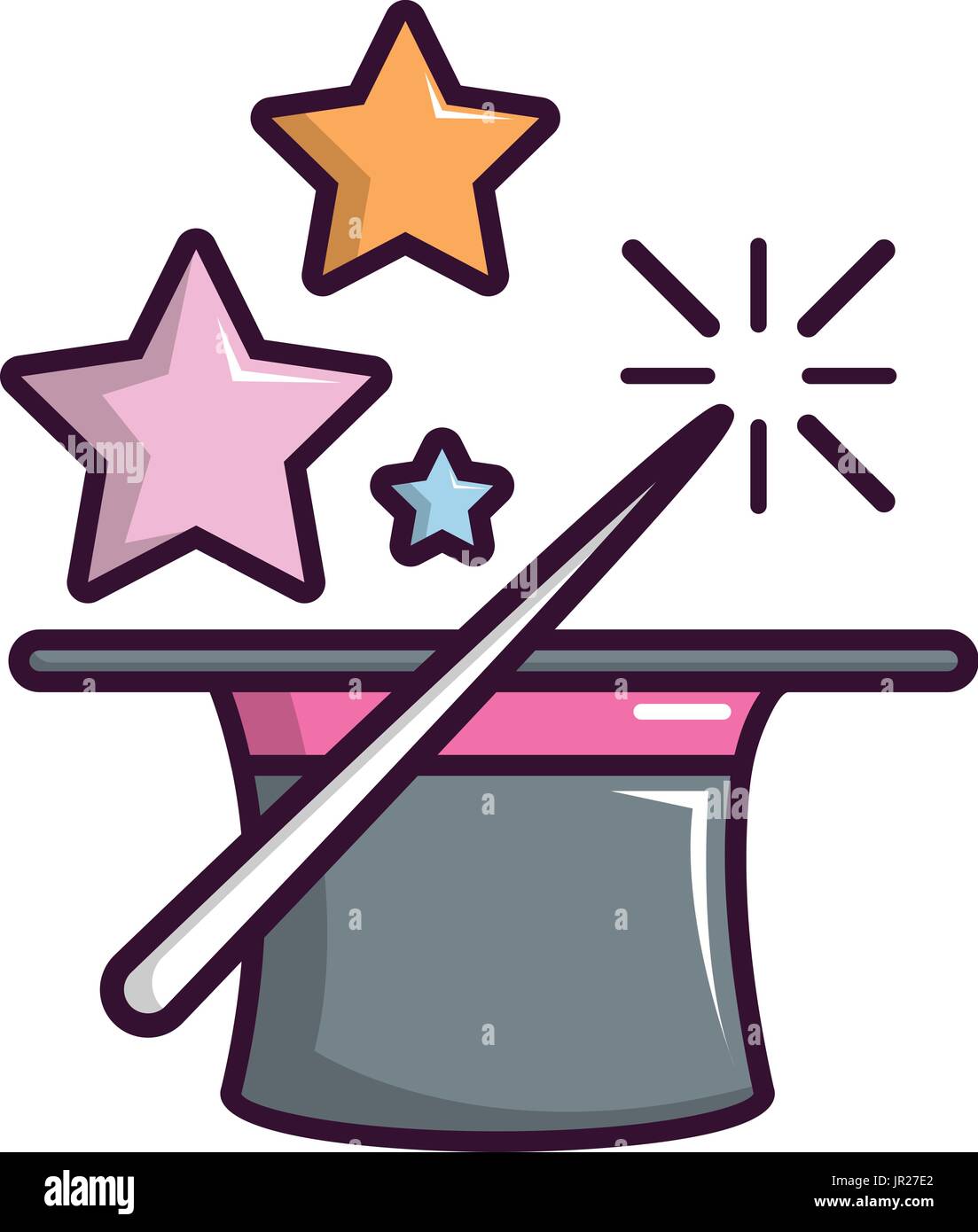 Magician Hat And Wand