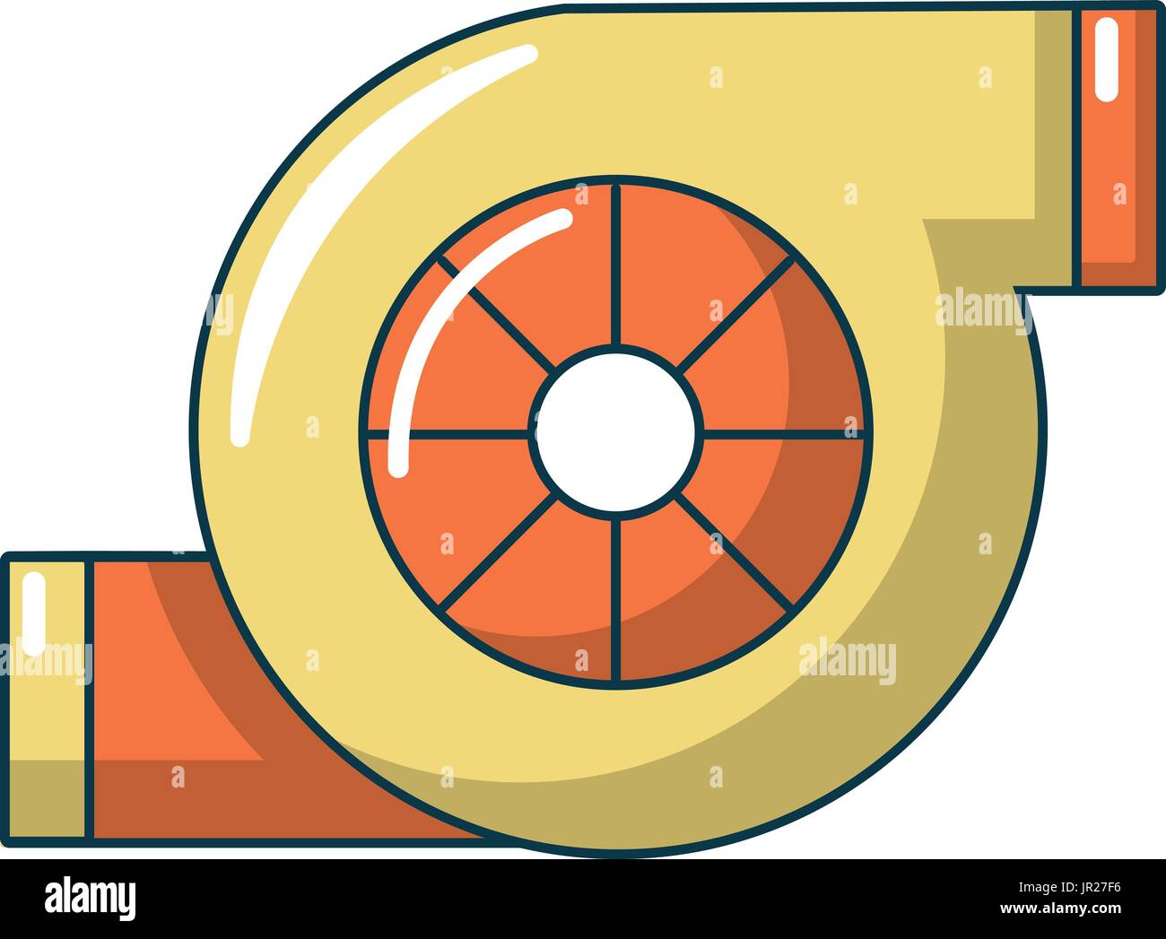 Turbocharger Working Animation