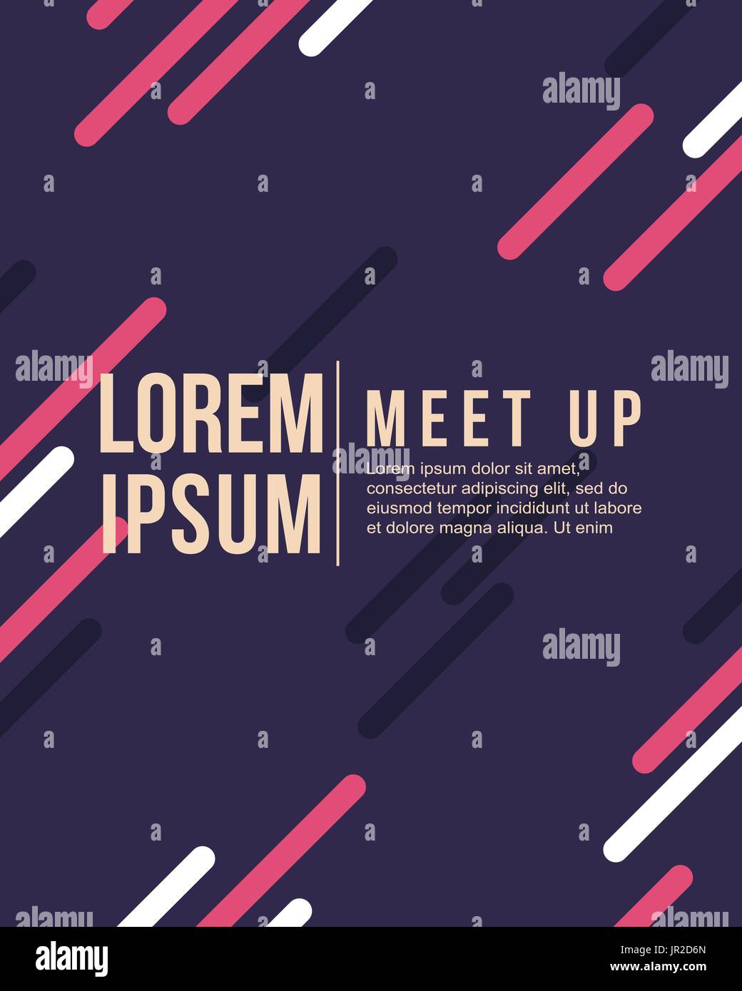 Meet up card cool colorful background Stock Vector Image & Art - Alamy