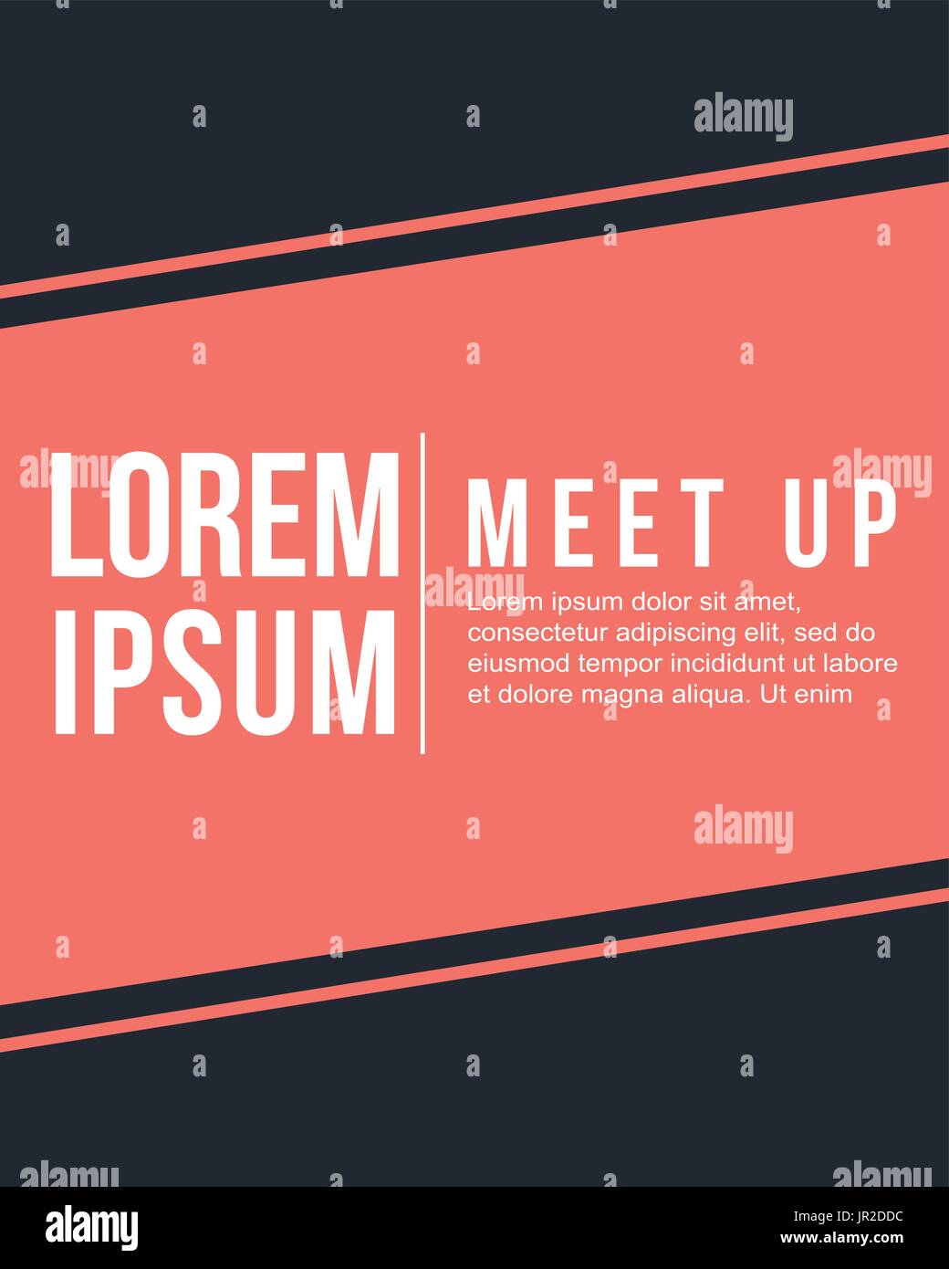 cool colorful background collection meet up card Stock Vector Image ...