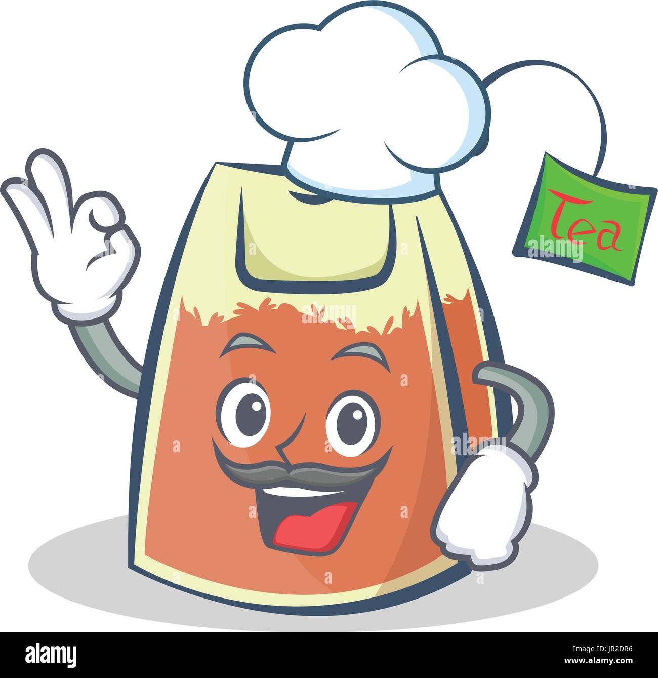 Chef tea bag character cartoon Stock Vector Image & Art - Alamy