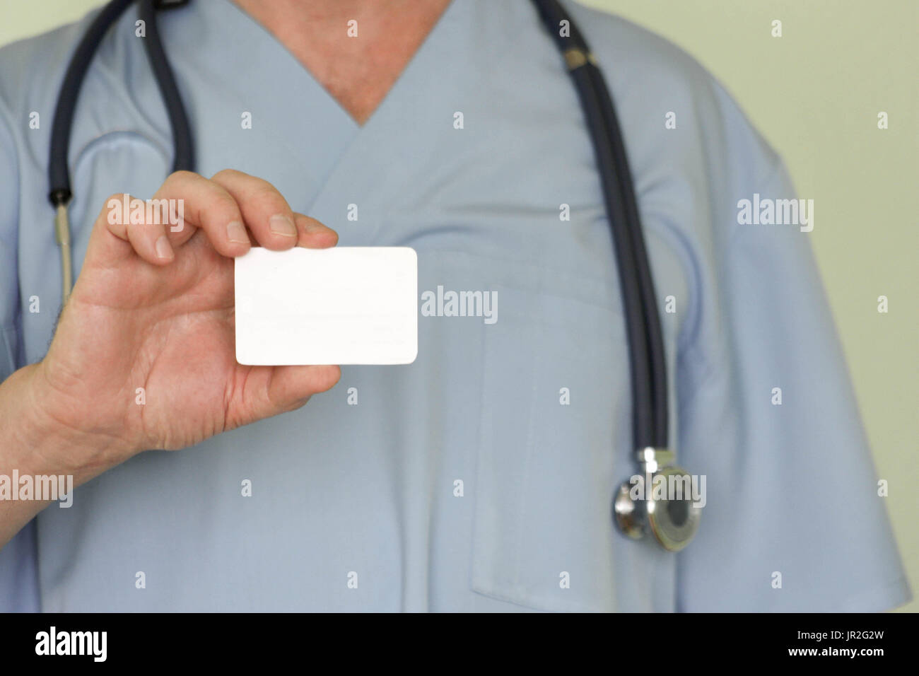 Doctor concept medicine. Card in hand Stock Photo - Alamy