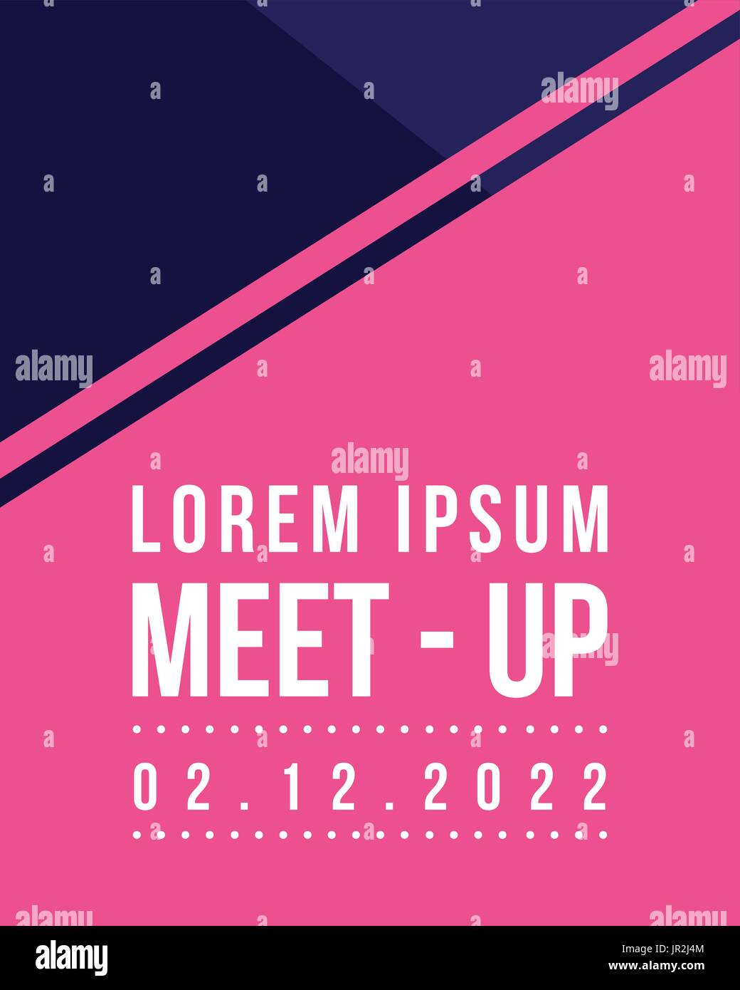 Geometric cover design meet up card background Stock Vector Image & Art ...