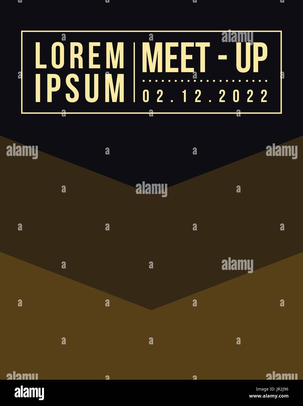 Geometric cover design collection for meet up card Stock Vector Image ...