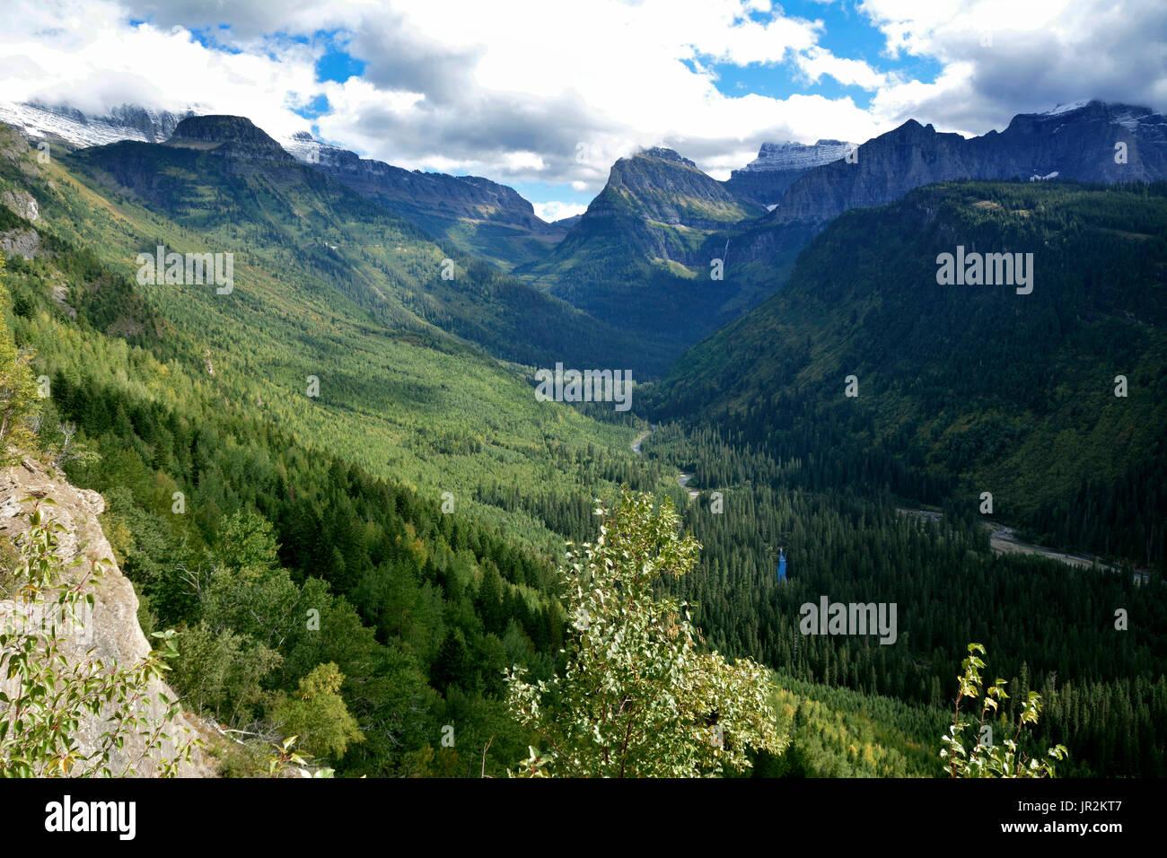 Landscape in Glacier National Park, Montana, USA Stock Photo - Alamy