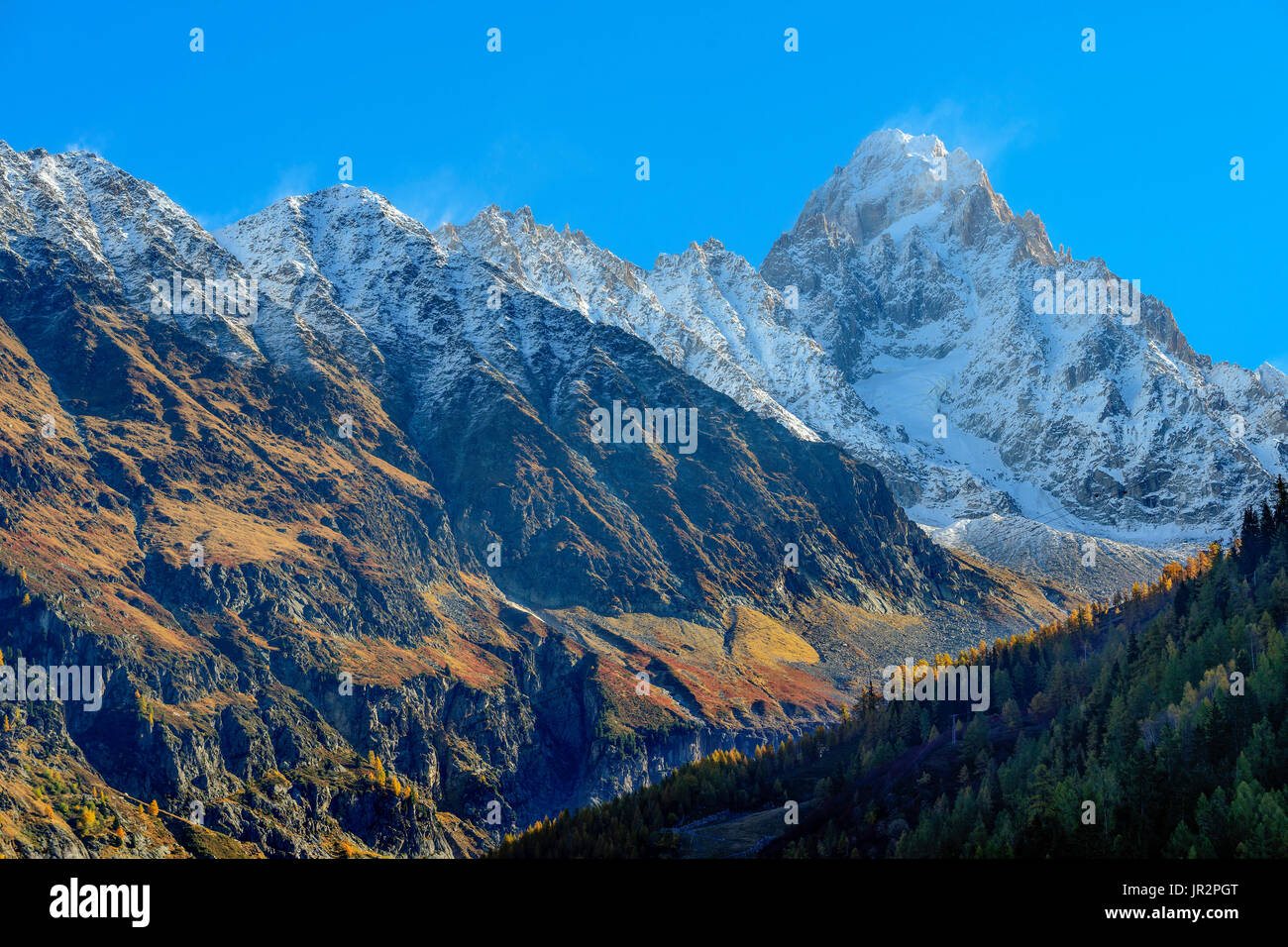 Aiguille dargentiere massif hi-res stock photography and images - Alamy
