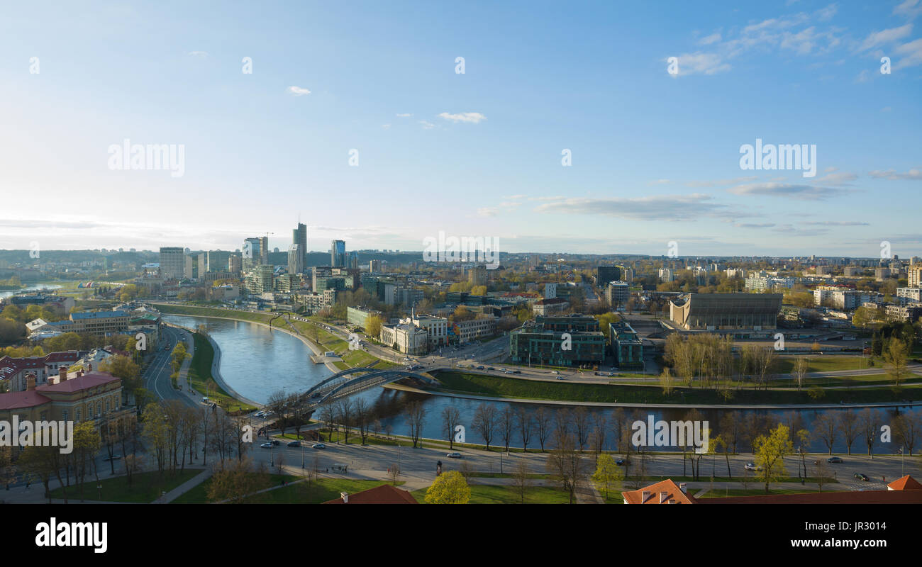 Vilnius city panorama hi-res stock photography and images - Alamy