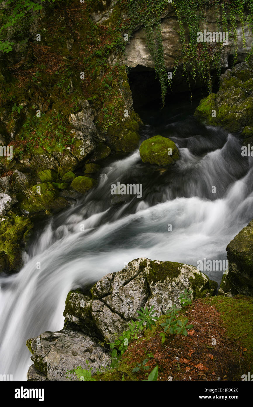 Gollinger waterfall golling salzburg hi-res stock photography and ...