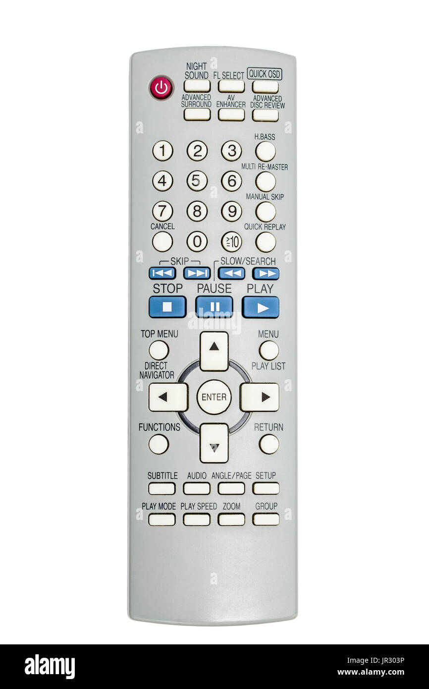 Remote control isolated on white background Stock Photo - Alamy