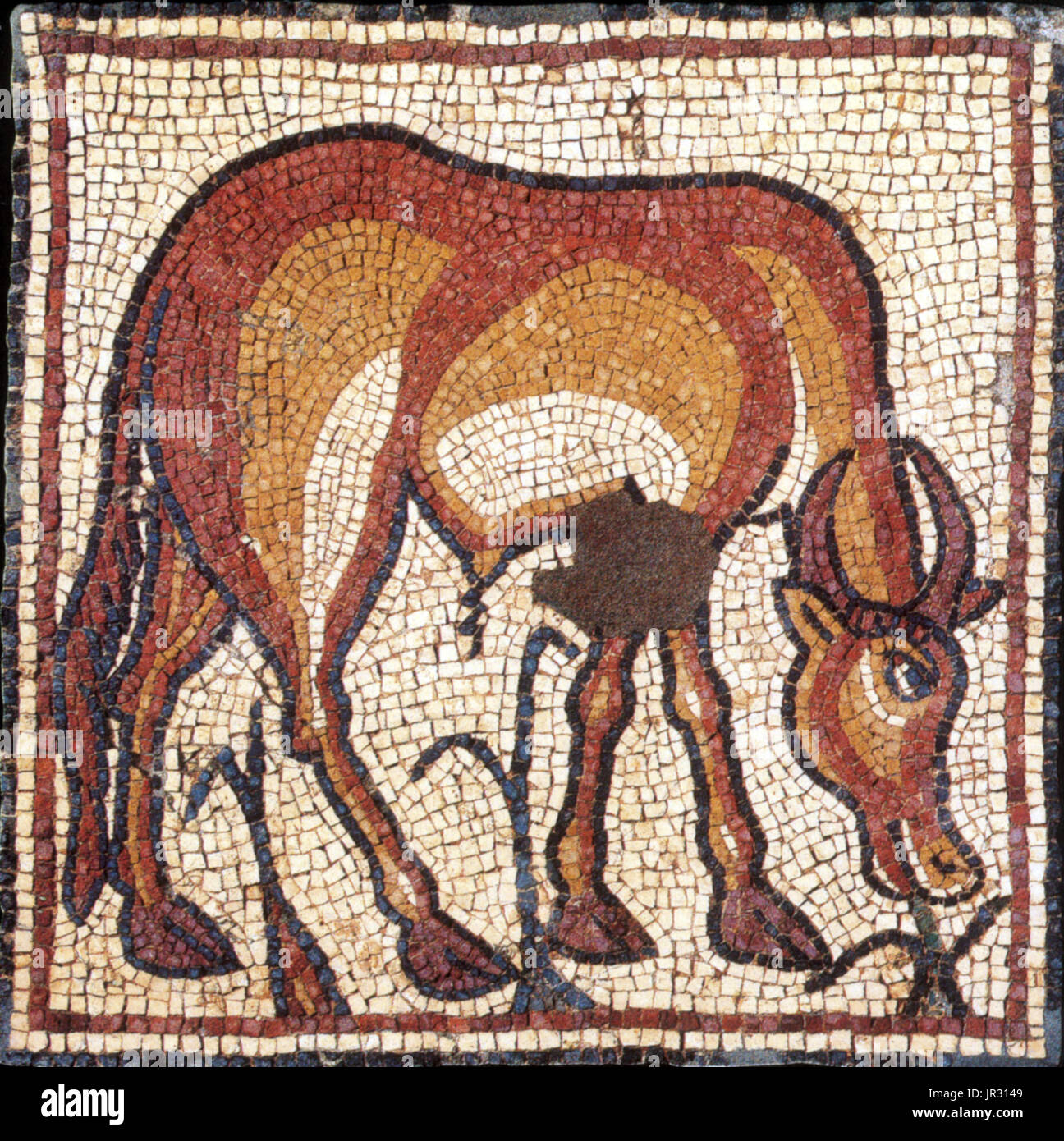 Gazelle,Byzantine Mosaic,6th Century Stock Photo - Alamy