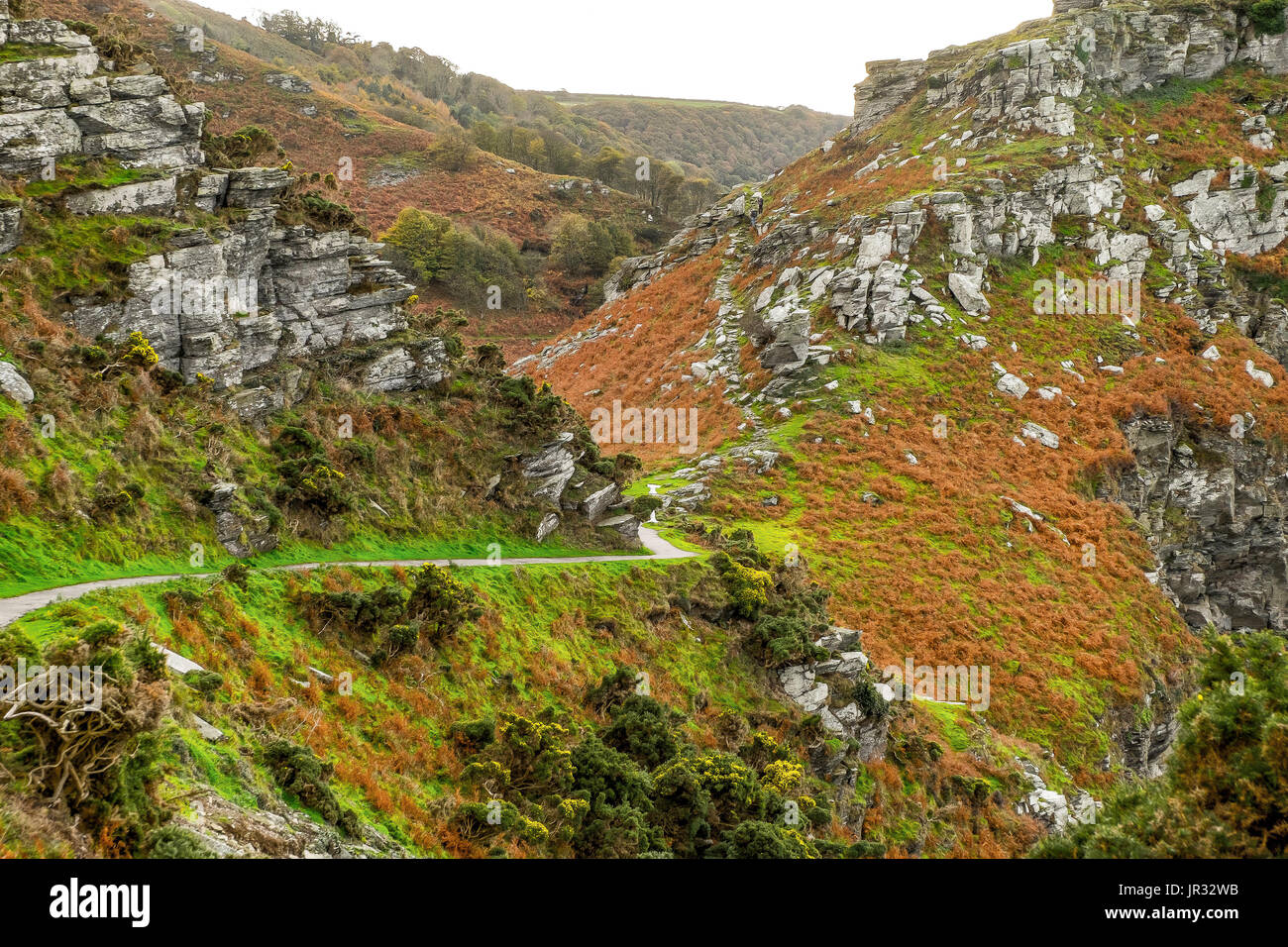 valley of rocks Stock Photo - Alamy