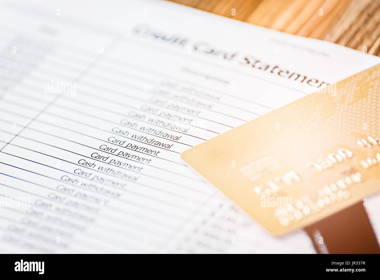 Account statement hi-res stock photography and images - Alamy