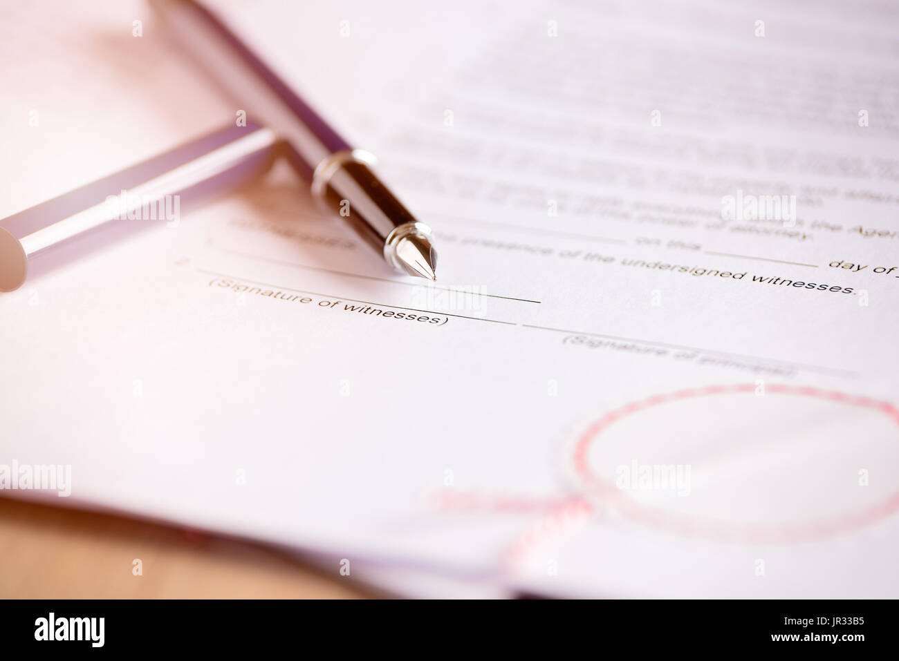 Place of signature hi-res stock photography and images - Alamy