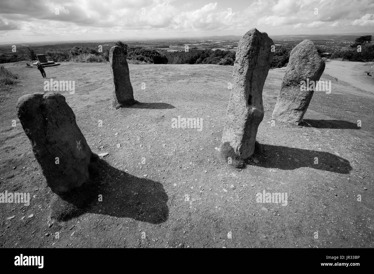 English standing stones Black and White Stock Photos & Images - Alamy