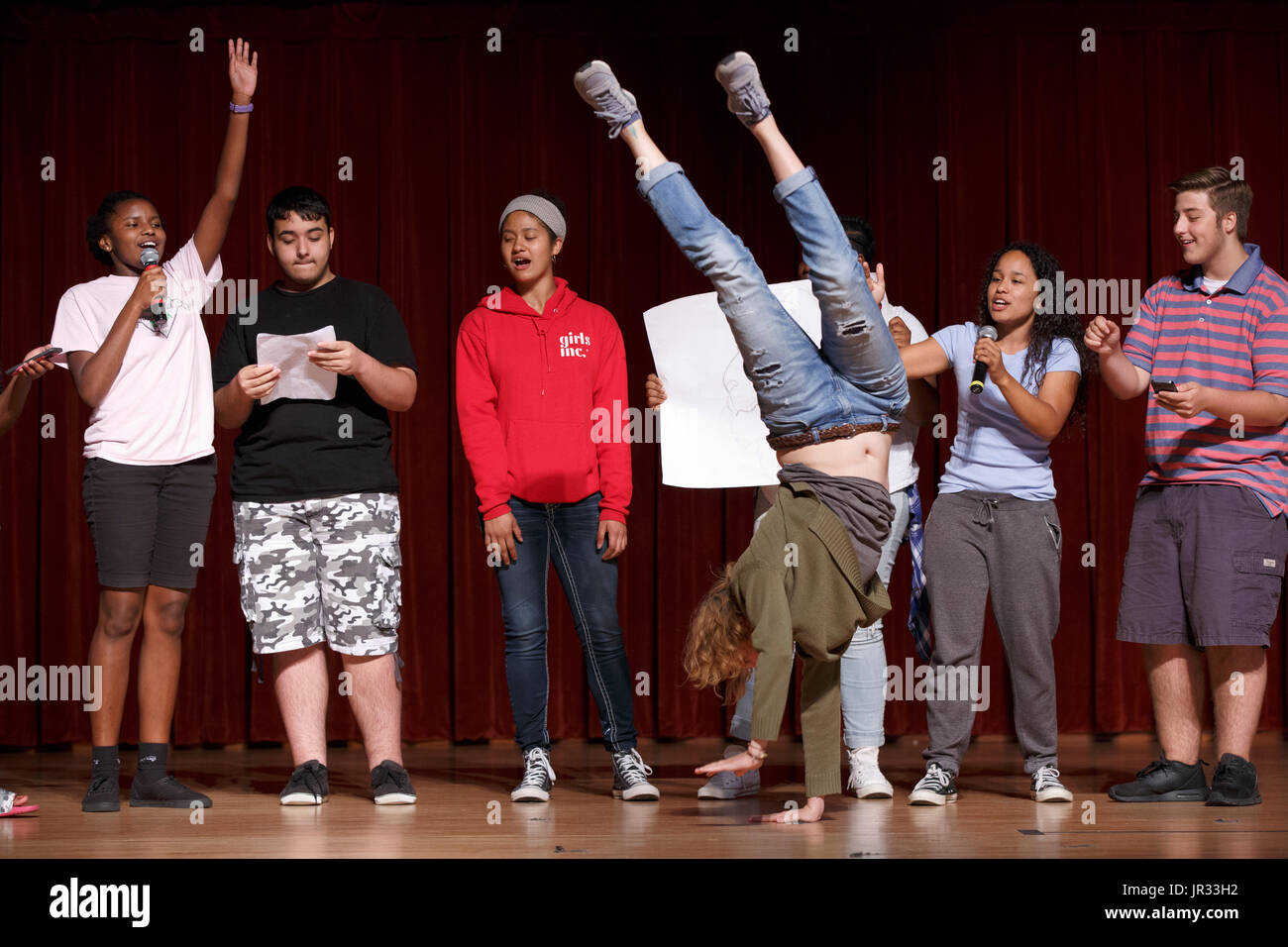 Stage rehearsal school hi-res stock photography and images - Alamy