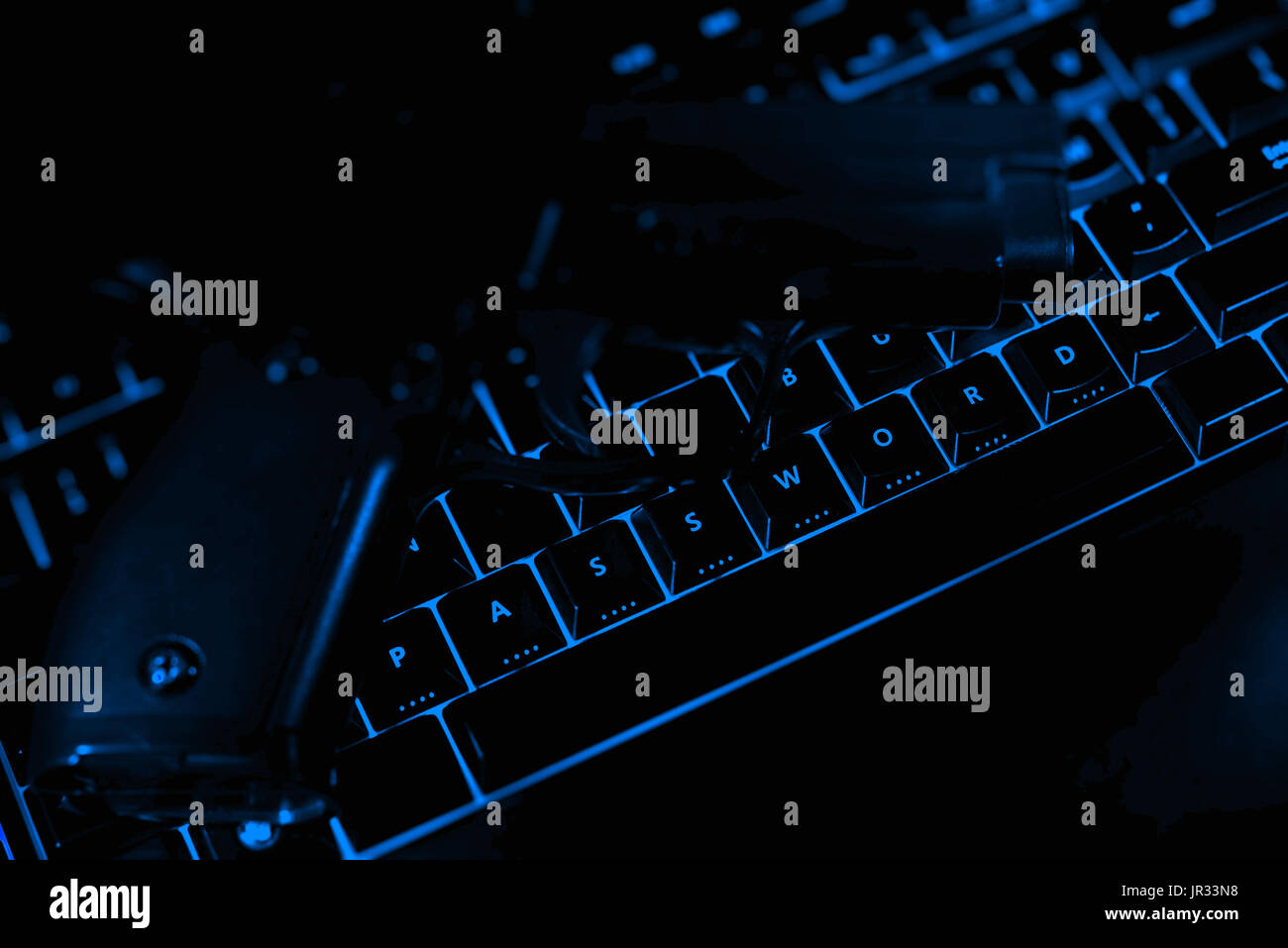 Keyboard pistol hi-res stock photography and images - Alamy