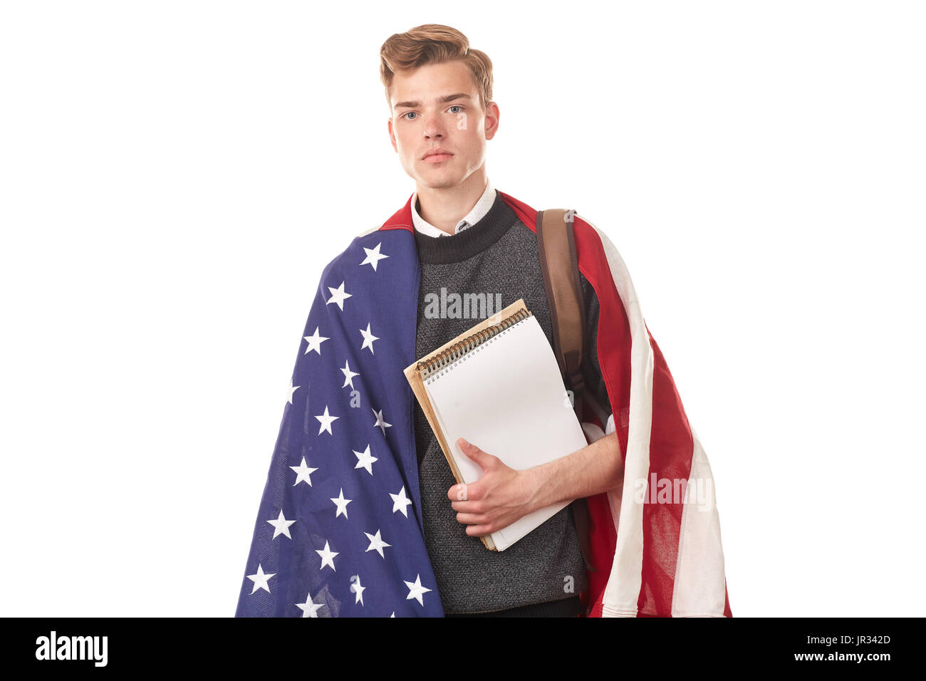 American university student Stock Photo - Alamy