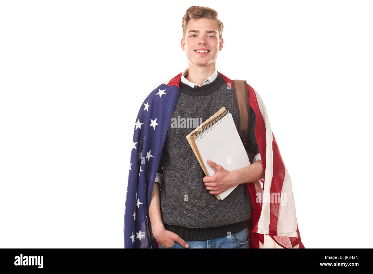 American university student Stock Photo - Alamy