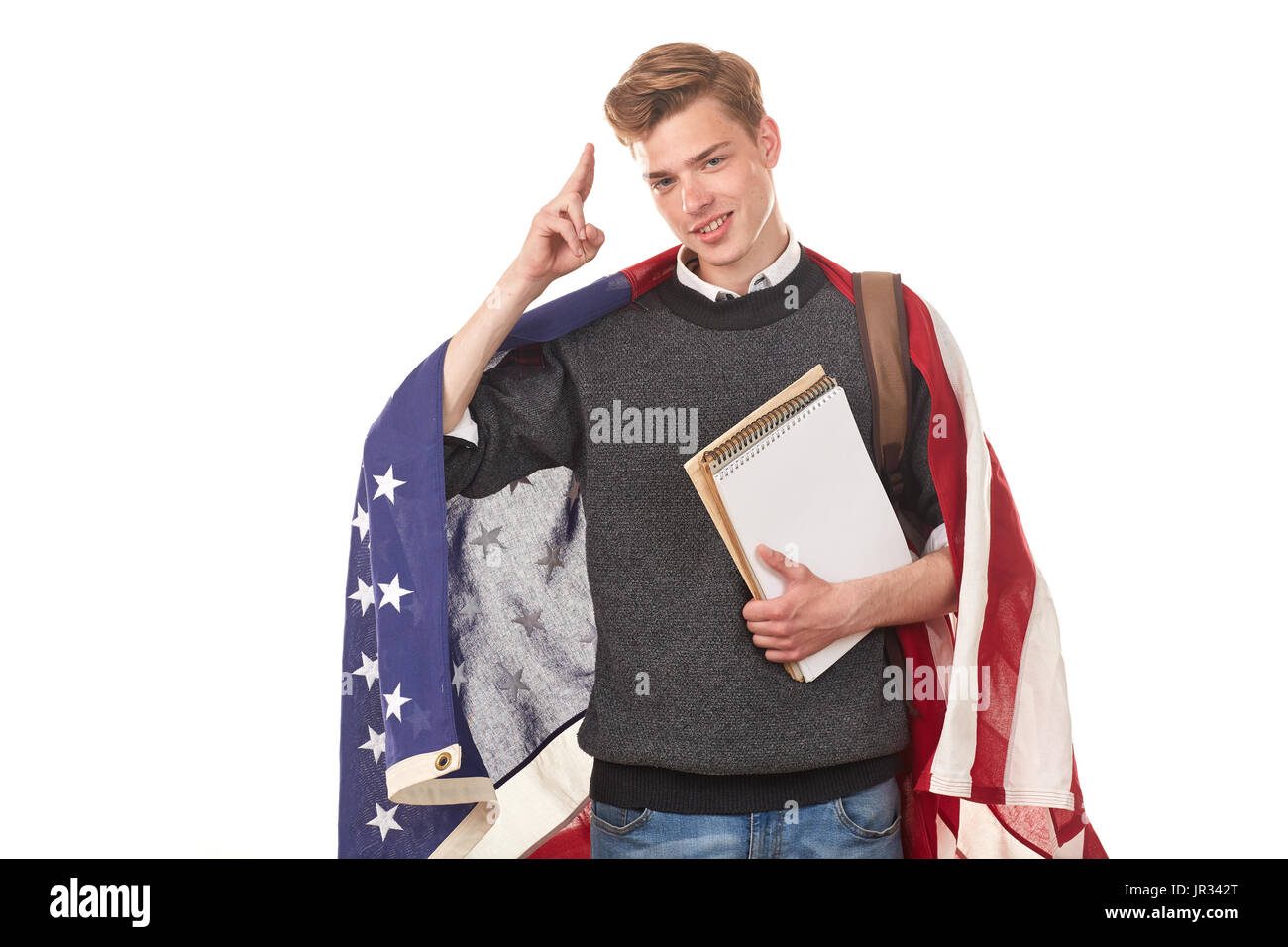 American university student Stock Photo - Alamy