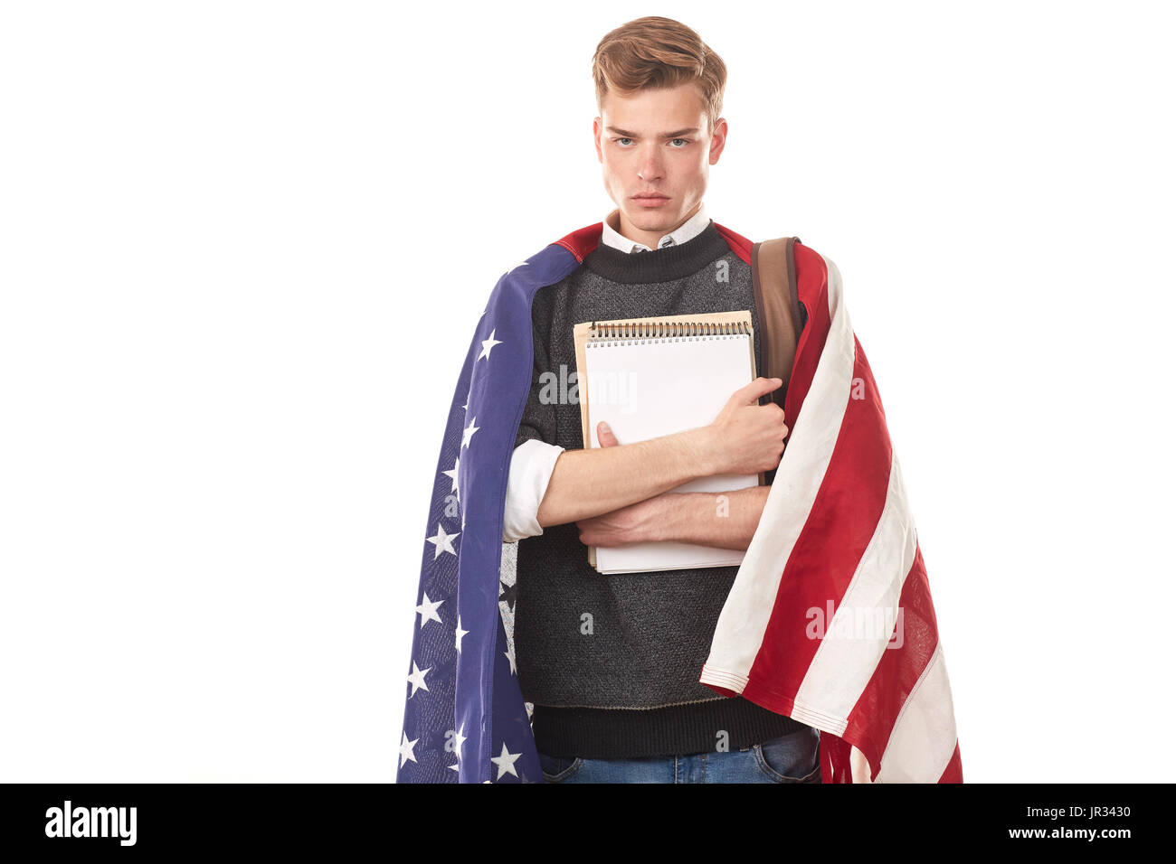 American university student Stock Photo - Alamy