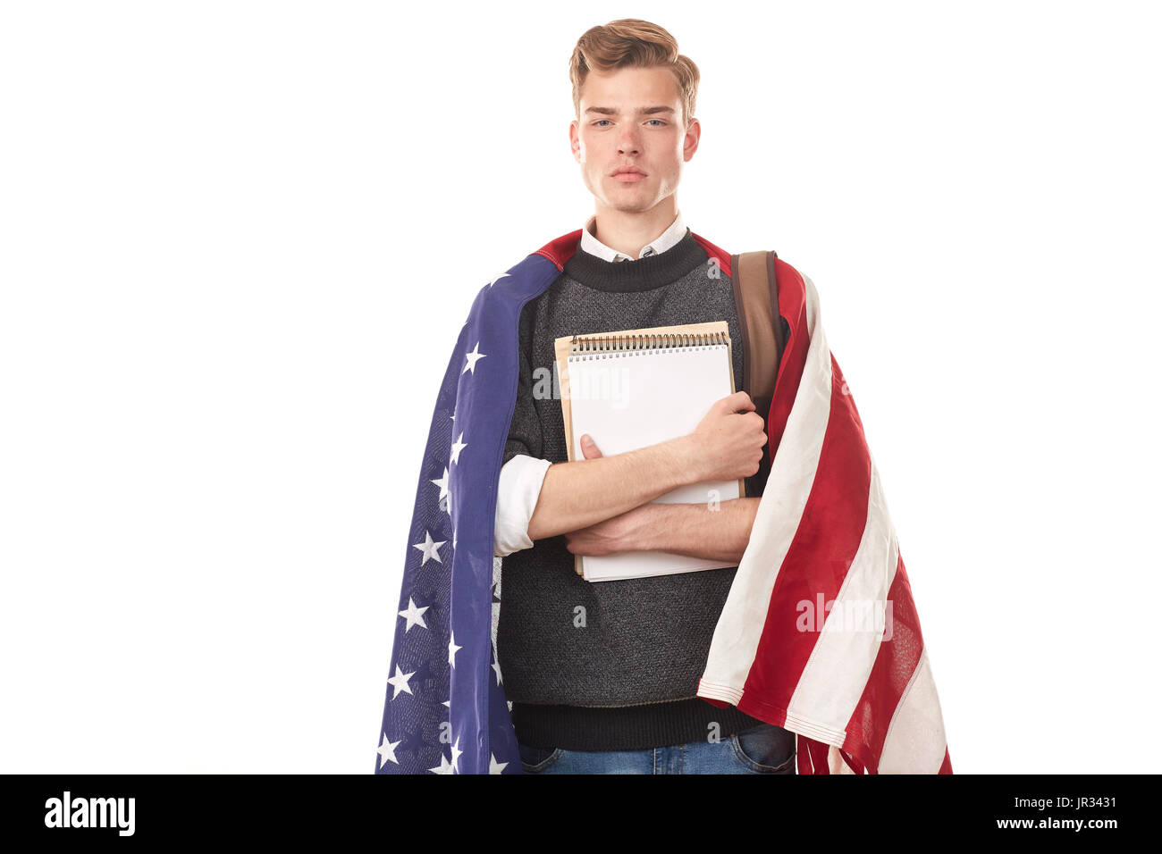 American university student Stock Photo - Alamy
