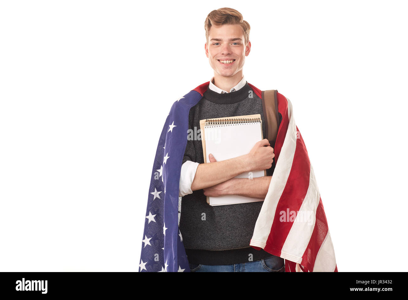 American university student Stock Photo - Alamy