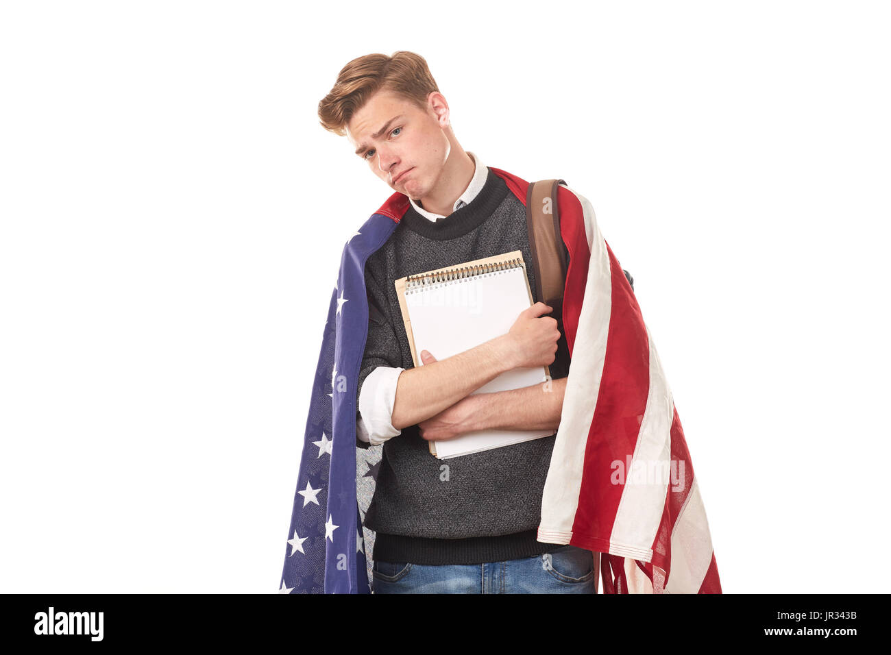 American university student Stock Photo - Alamy