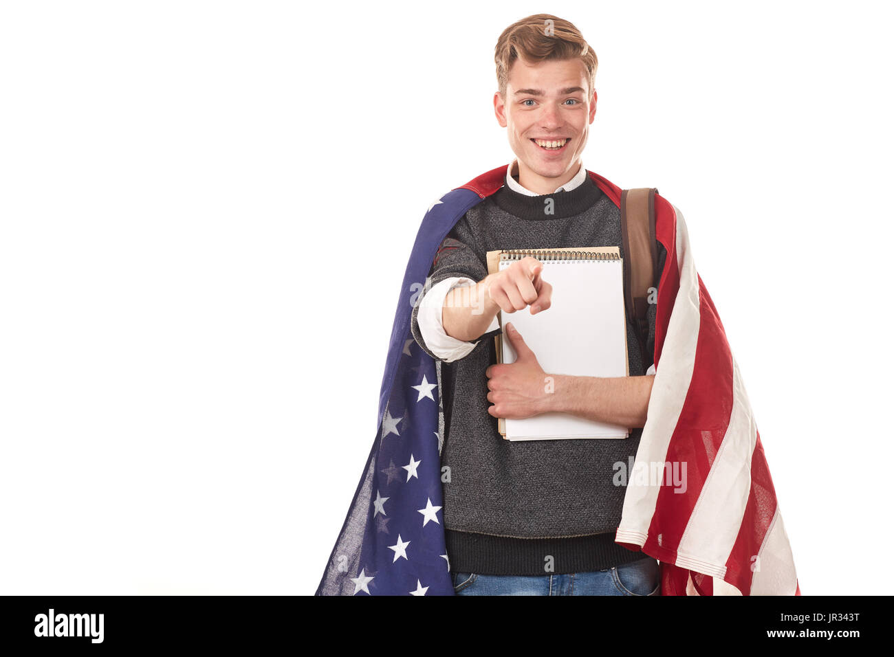 American university student Stock Photo - Alamy