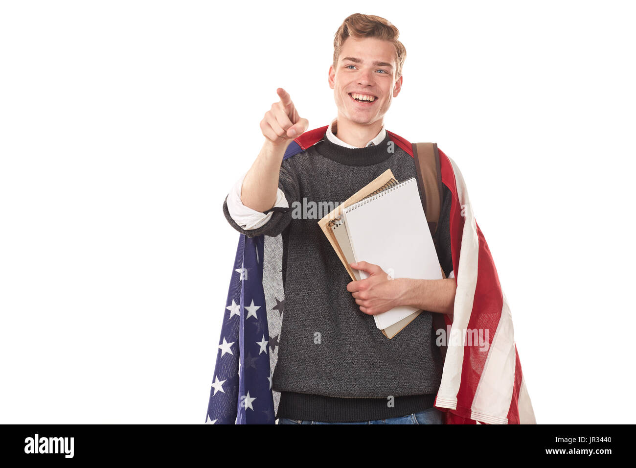 American university student Stock Photo - Alamy