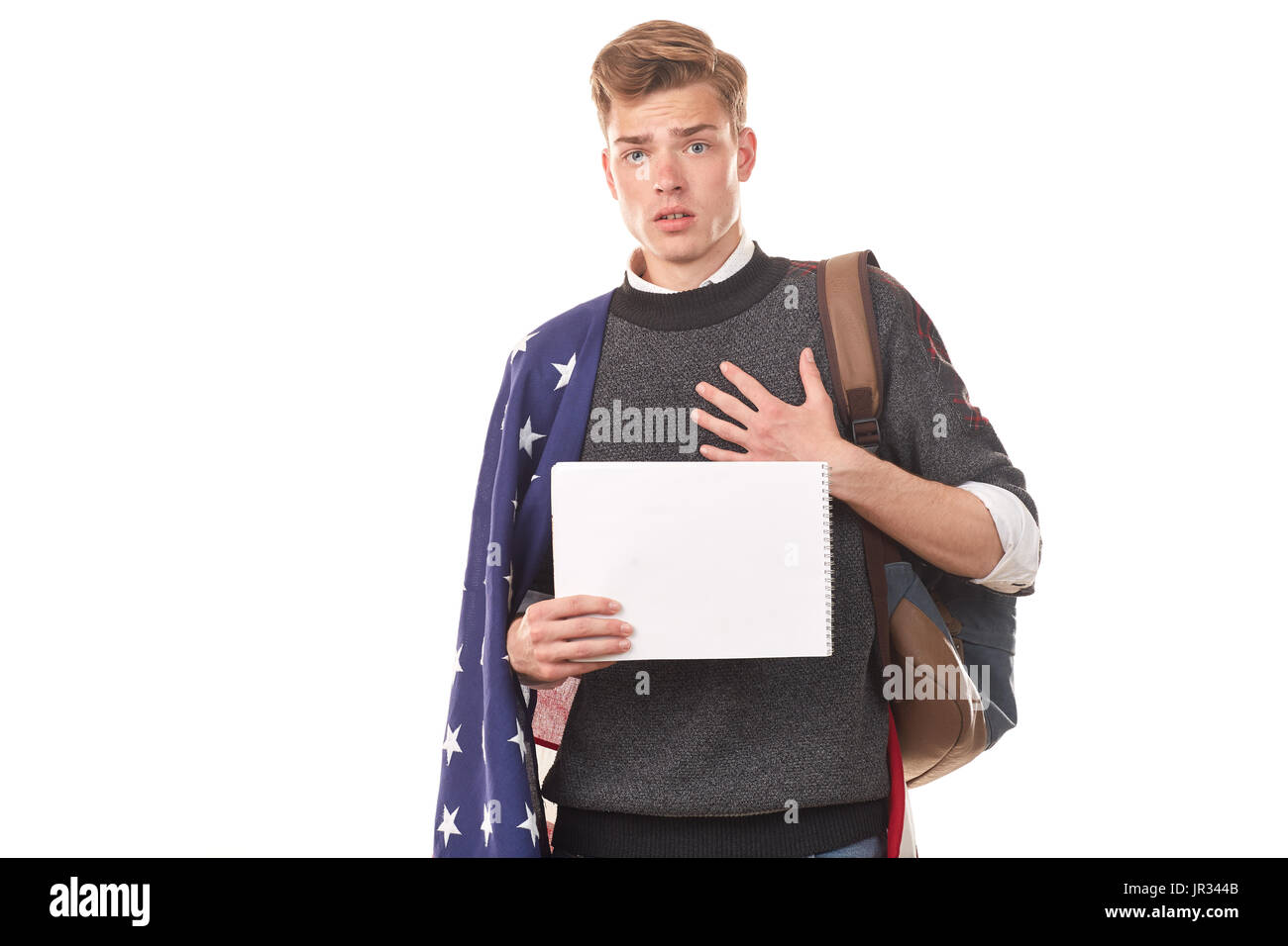 American university student Stock Photo - Alamy