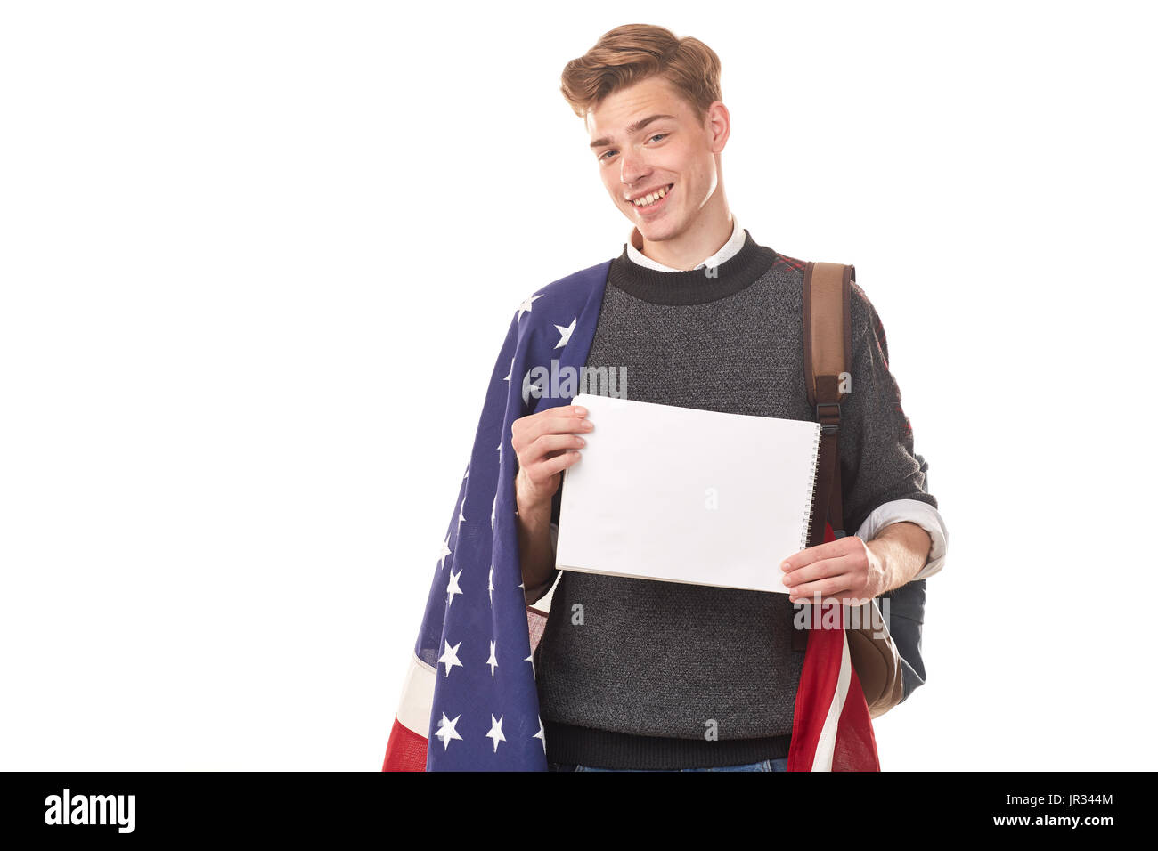 American university student Stock Photo - Alamy