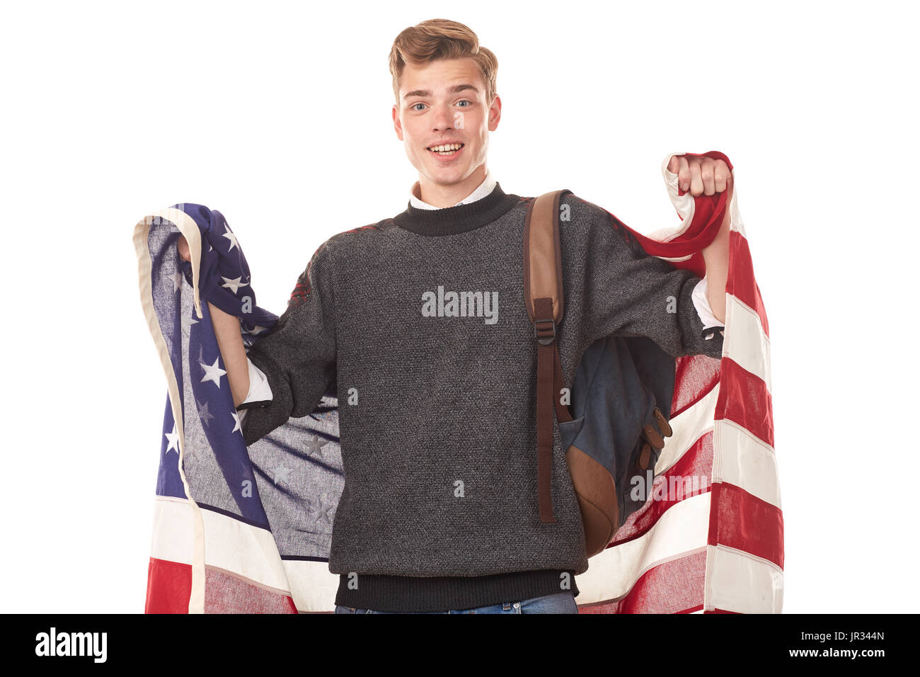 American university student Stock Photo - Alamy