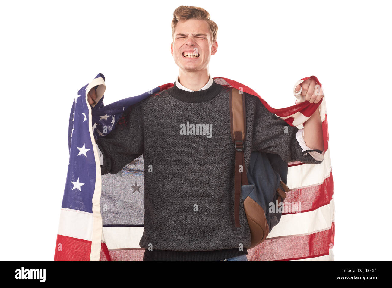American university student Stock Photo - Alamy