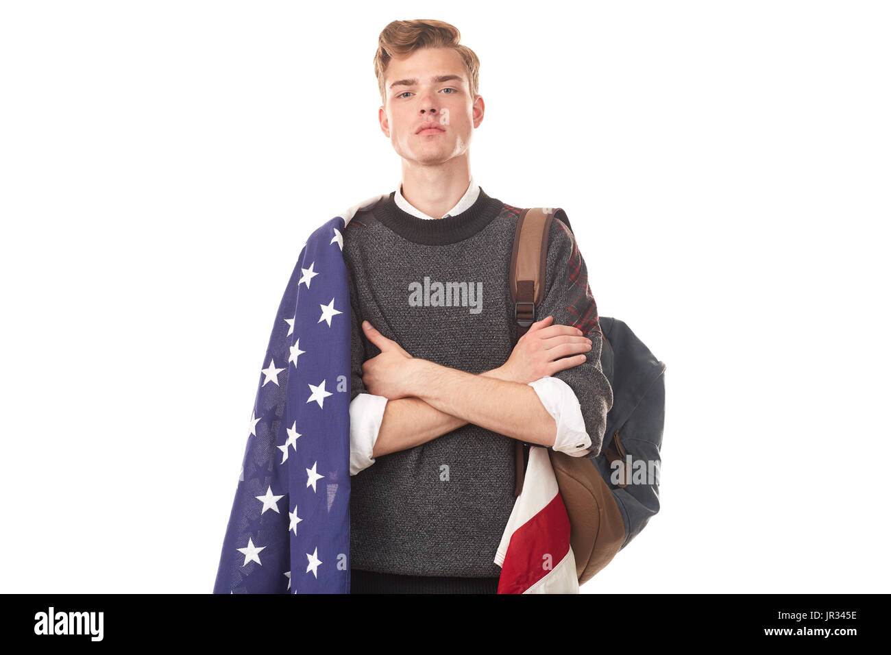 American university student Stock Photo - Alamy