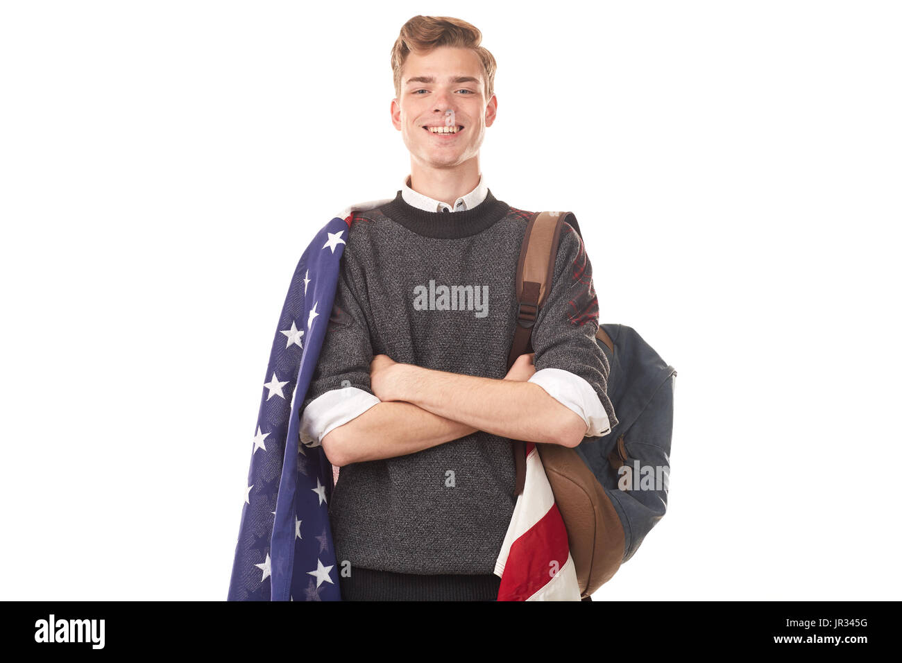 American university student Stock Photo - Alamy