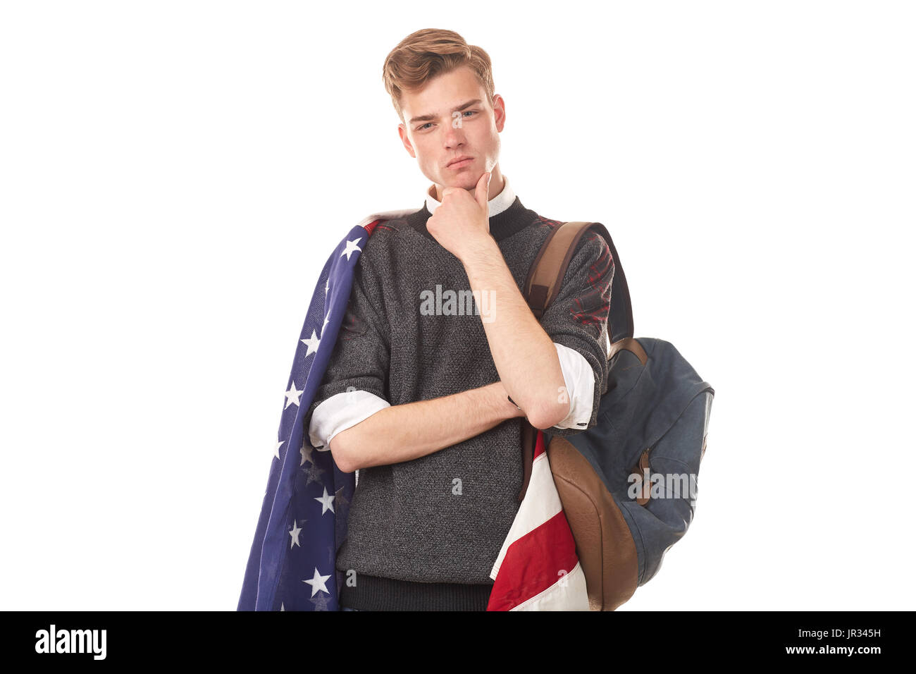 American university student Stock Photo - Alamy