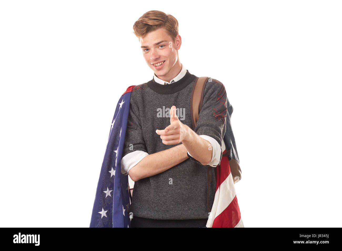 American university student Stock Photo - Alamy