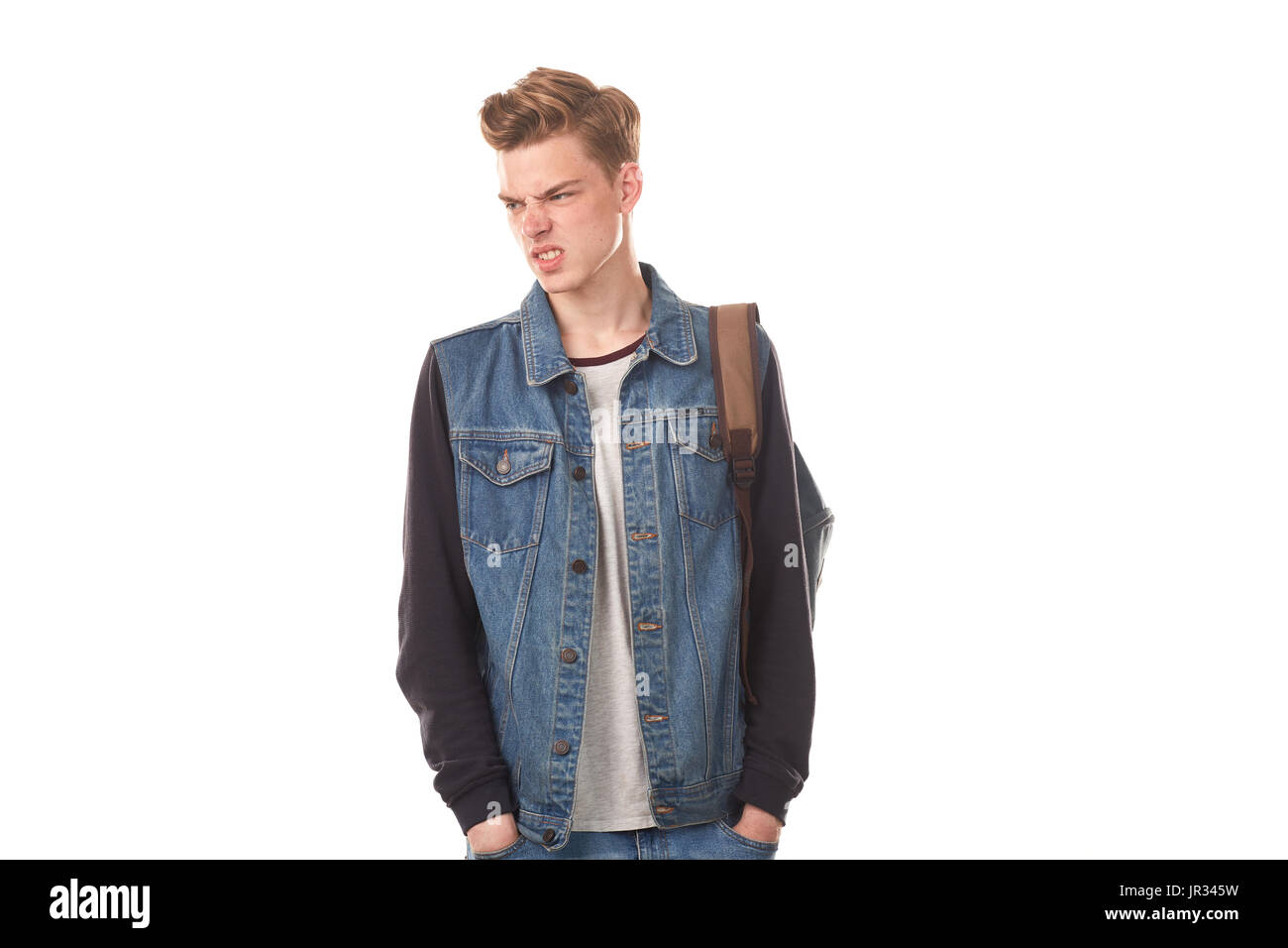 Portrait of schoolboy Stock Photo - Alamy