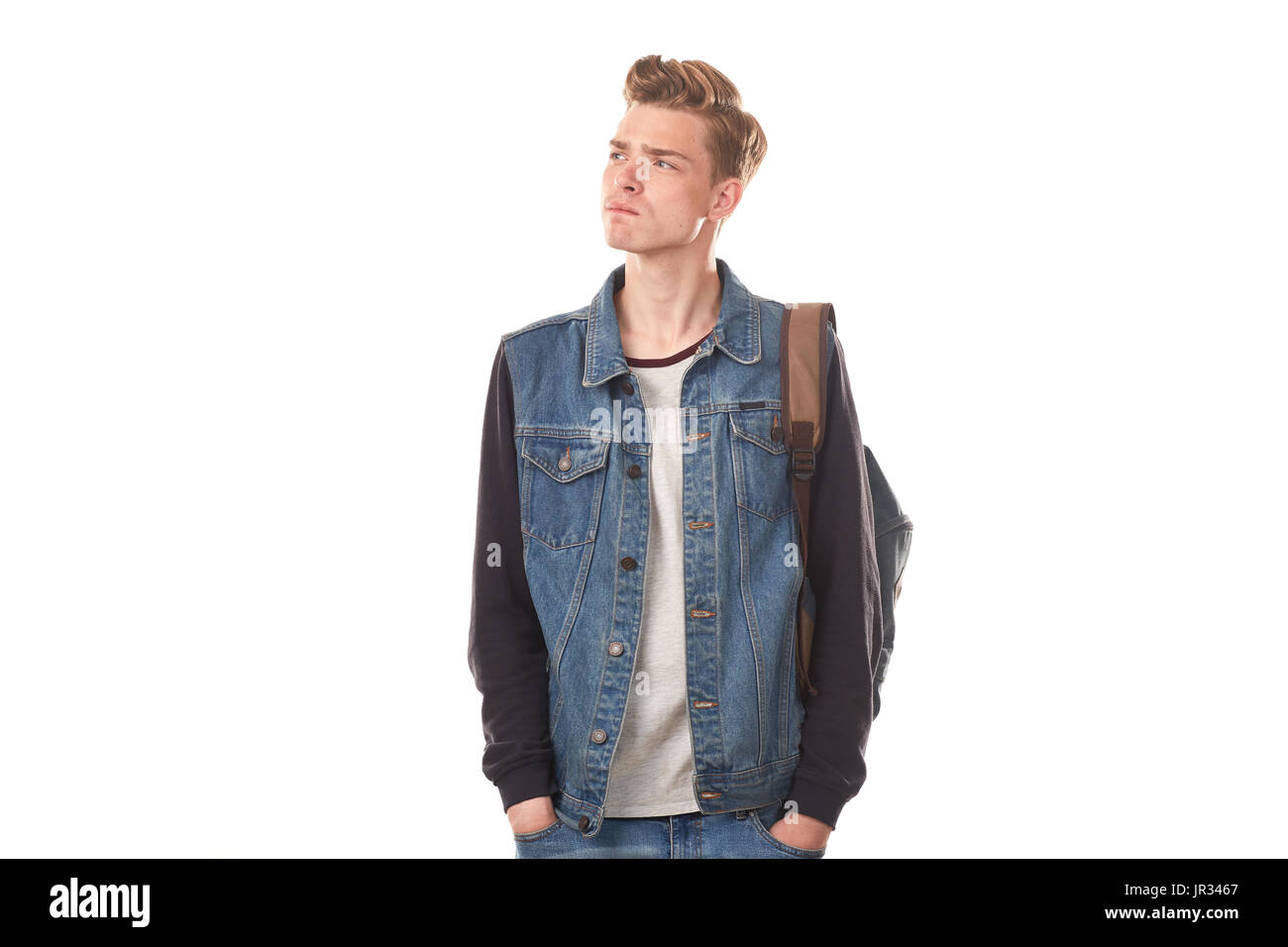 Portrait of schoolboy Stock Photo - Alamy