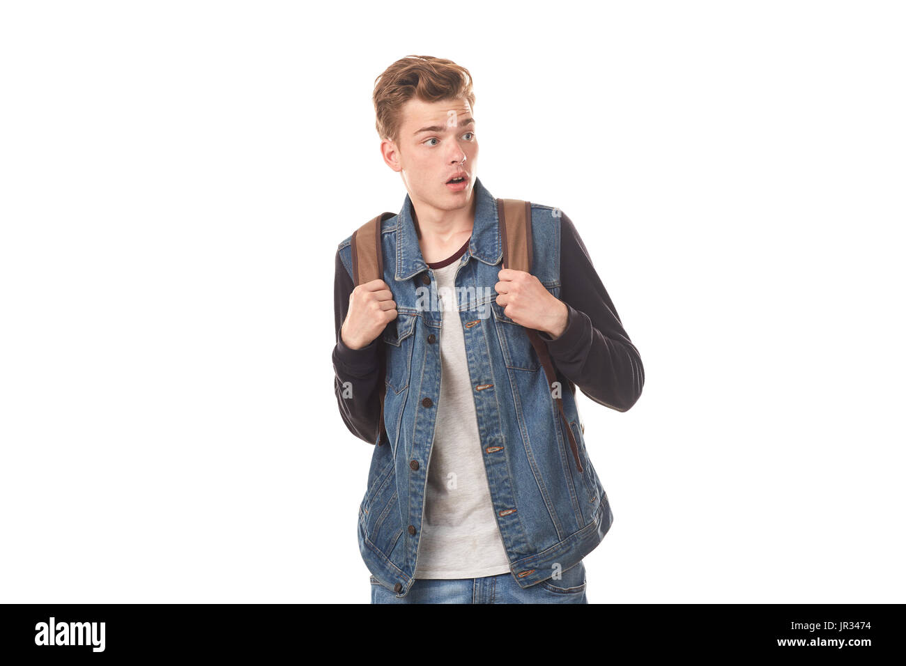 Portrait of schoolboy Stock Photo - Alamy