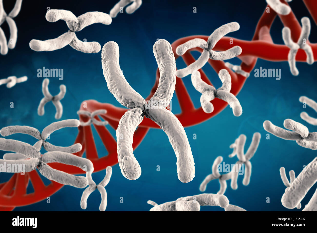 White dna blue background hi-res stock photography and images - Alamy