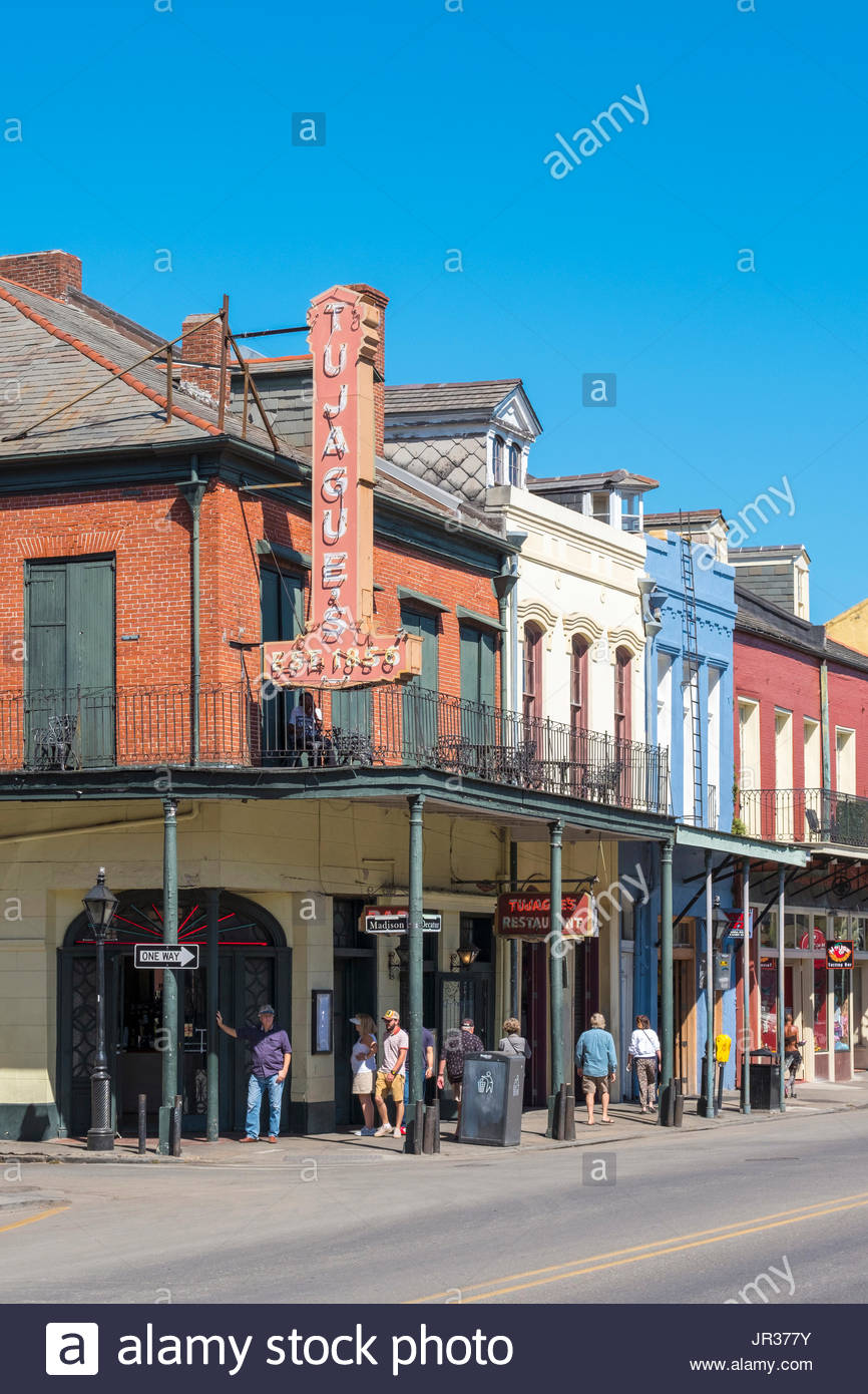 New Orleans Decatur Street Stock Photos & New Orleans Decatur Street ...