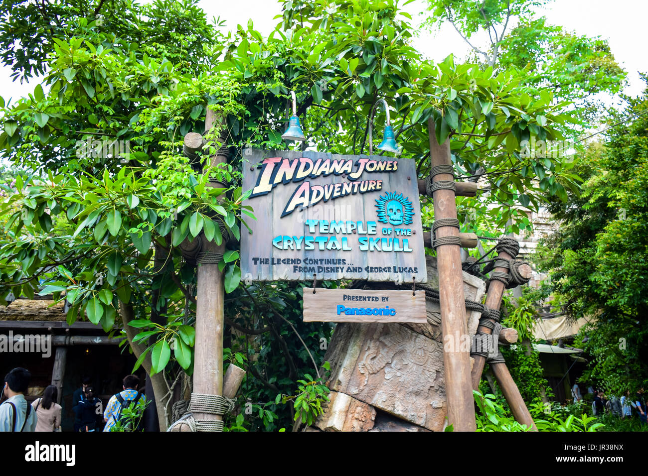 CHIBA, JAPAN: Indiana Jones Adventure: Temple of the Crystal Skull ...