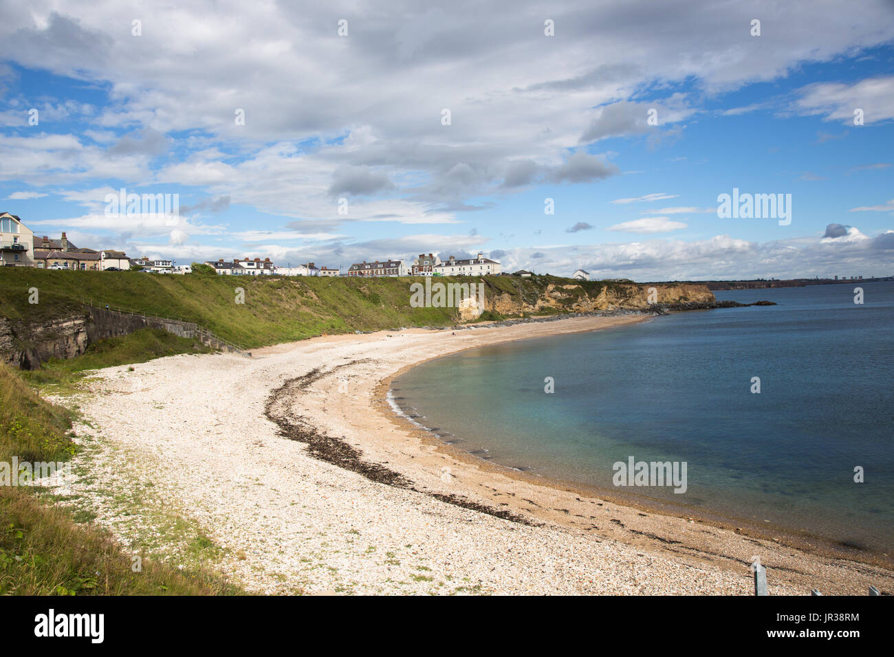 View of the North beach at Seaham Harbour, County Durham, England, UK ...